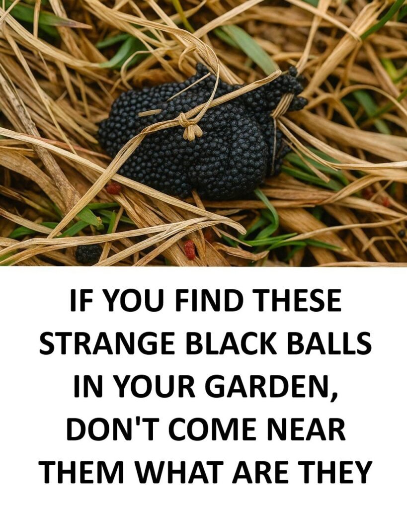 What to do if you find strange black balls in your garden: what they ...