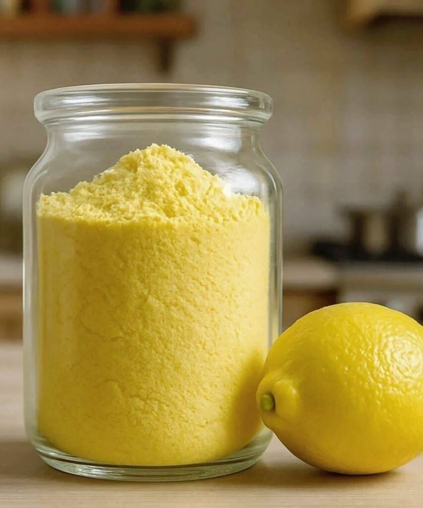 Making lemon powder is very easy: just a pinch is enough to enhance ...