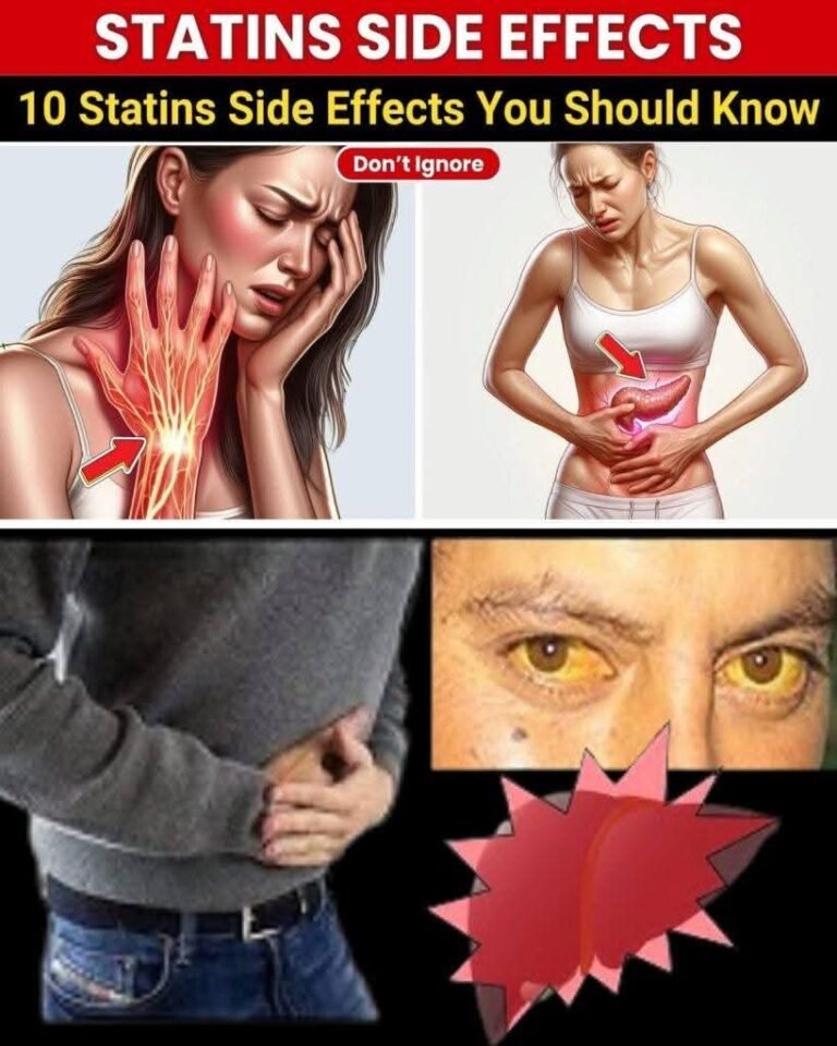 6 Dangerous Side Effects of Statins You Should Never Ignore…more ...